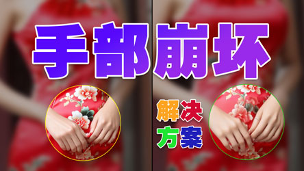 Openpose+Seg+ComfyUI手部修复流程|Openpose+Seg+ComfyUI hands fix workflow | 草凡博客