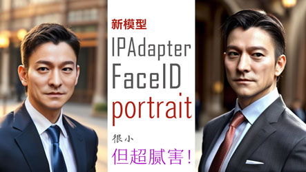 IPAdapter FaceID的这个新模型很小，但是超级腻害！| portrait | AI绘画教程 | 草凡博客