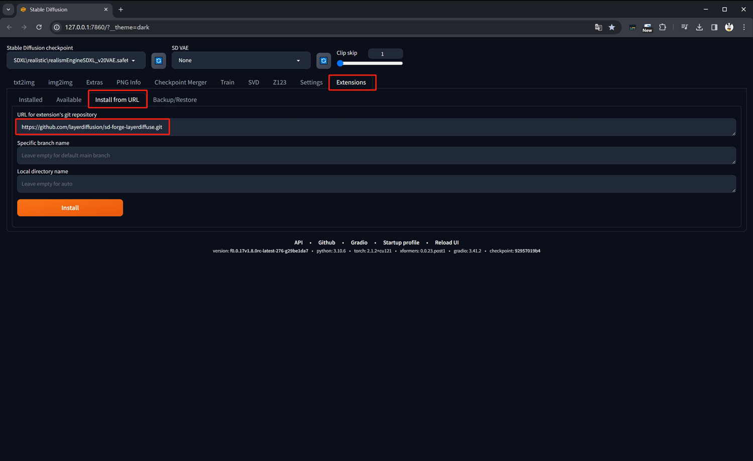 在ForgeUI中安装layerdiffuse扩展，直接生成透明图层 | 兼容SDXL和SD1.5 |AI绘画教程 | 草凡博客
