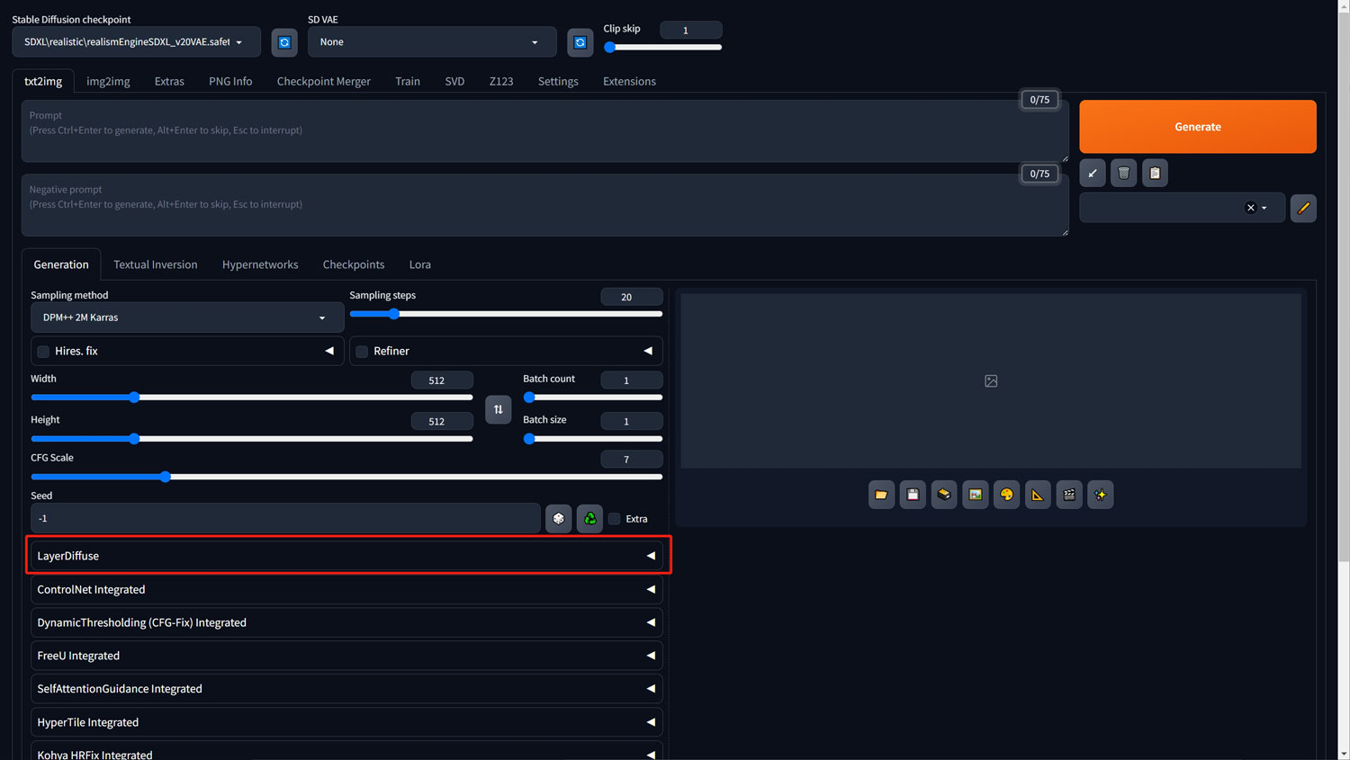 在ForgeUI中安装layerdiffuse扩展，直接生成透明图层 | 兼容SDXL和SD1.5 |AI绘画教程 | 草凡博客 | 第 2 页