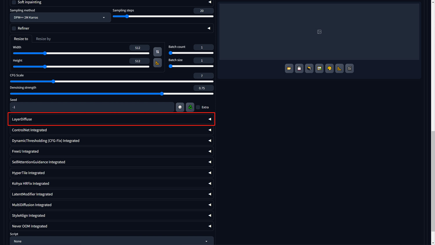 在ForgeUI中安装layerdiffuse扩展，直接生成透明图层 | 兼容SDXL和SD1.5 |AI绘画教程 | 草凡博客 | 第 2 页